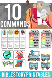 TenCommandments - Bible Story Printables