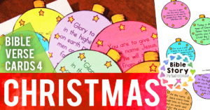 Christmas Bible Verse Printables - Bible Story Printables