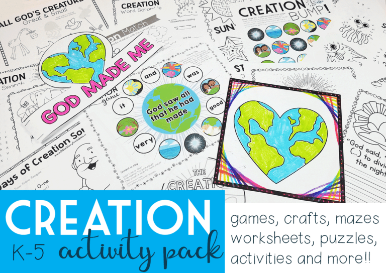 Creation Coloring Pages - Bible Story Printables