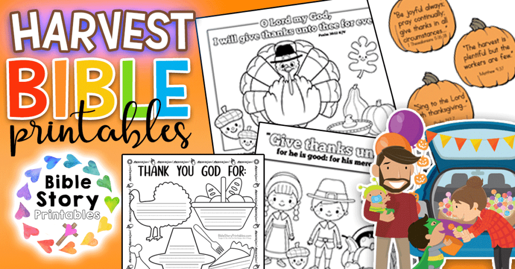 Thanksgiving Bible Printables - Bible Story Printables