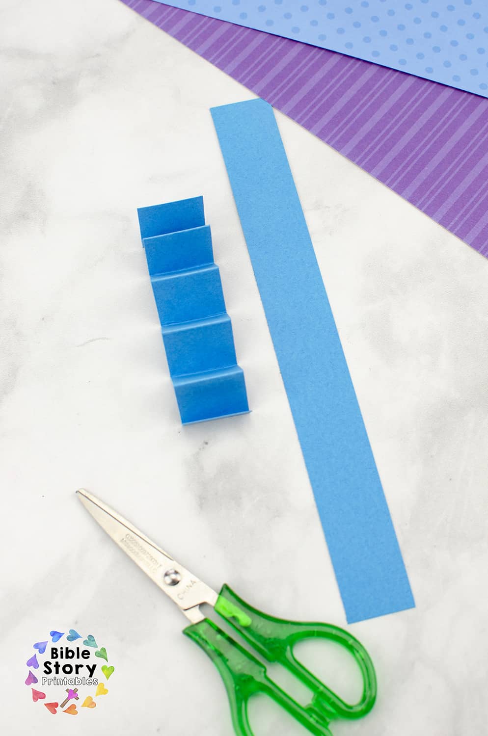 Moses Parts The Red Sea Bible Craft - Bible Story Printables