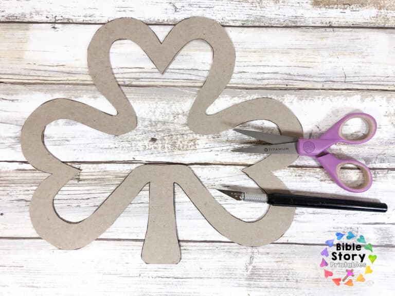 Trinity Clover Bible Craft - Bible Story Printables