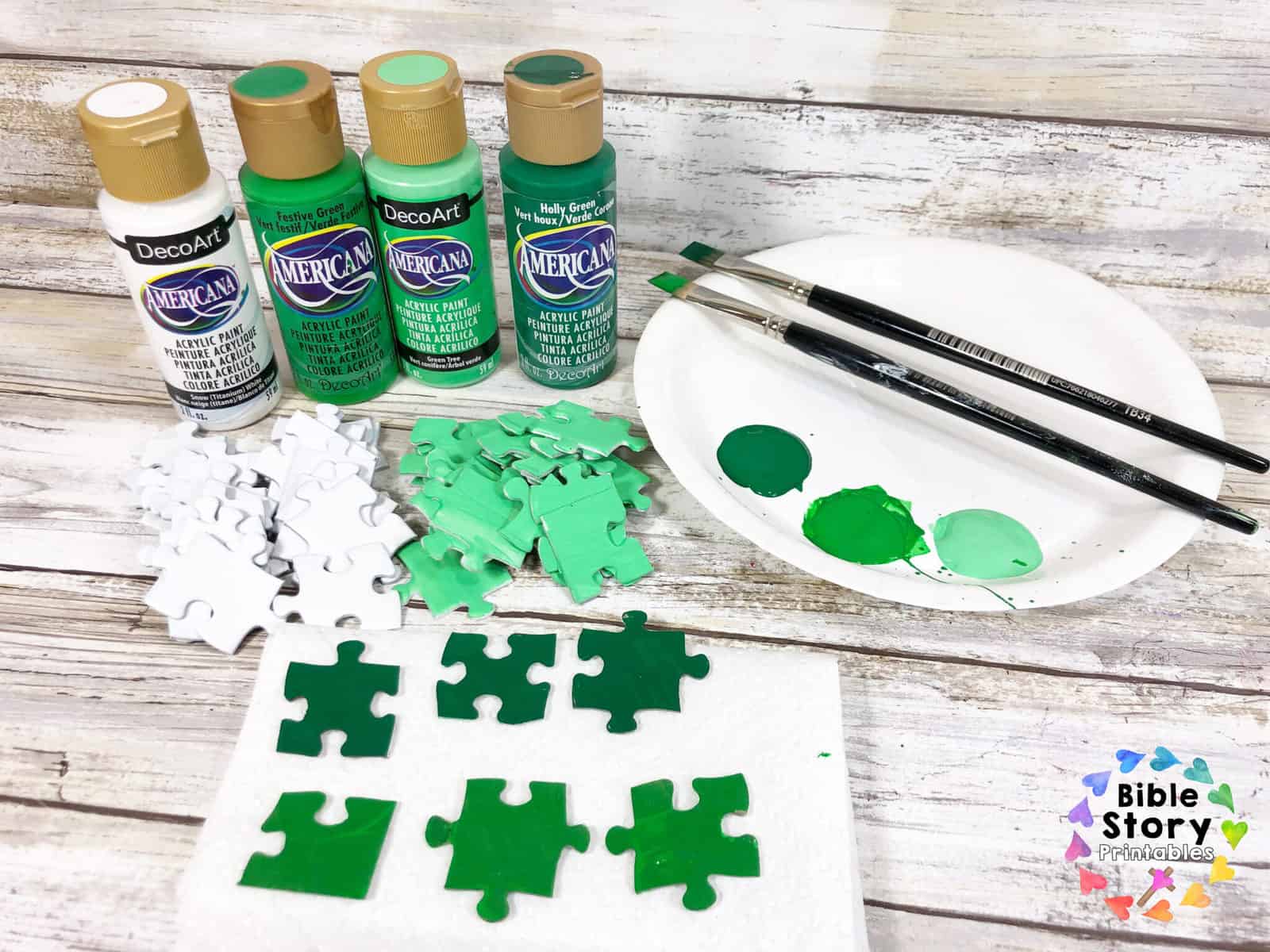 Trinity Clover Bible Craft - Bible Story Printables