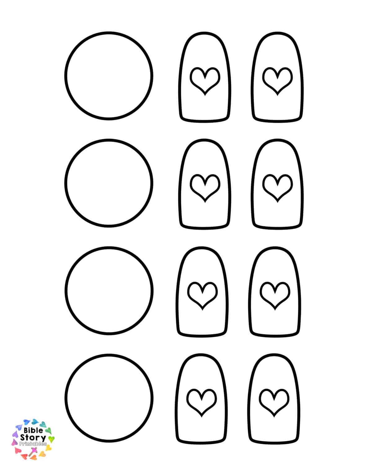 Two Greatest Commandments Craft for Kids - Bible Story Printables