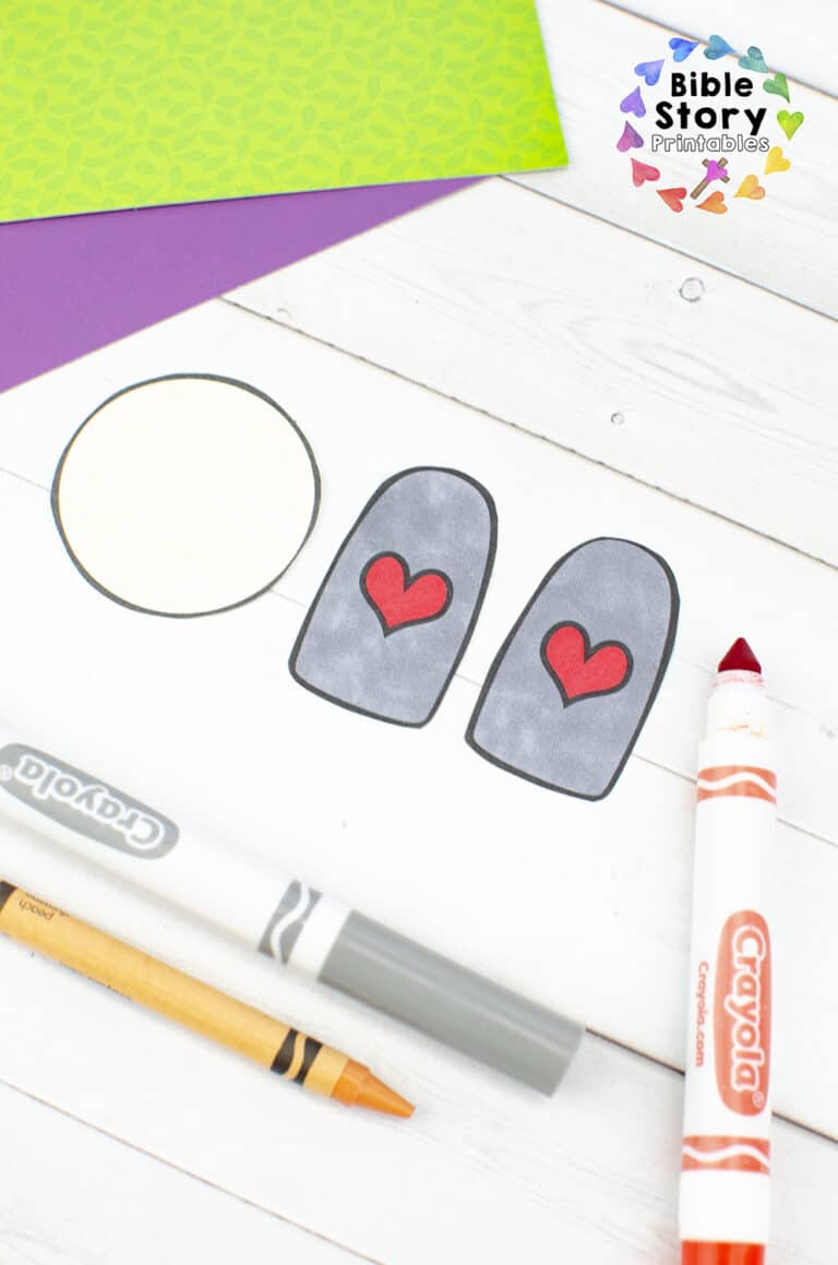 Two Greatest Commandments Craft for Kids - Bible Story Printables