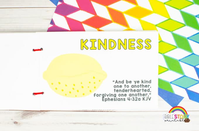 Fruit of the Spirit VBS Craft for Kids - Bible Story Printables