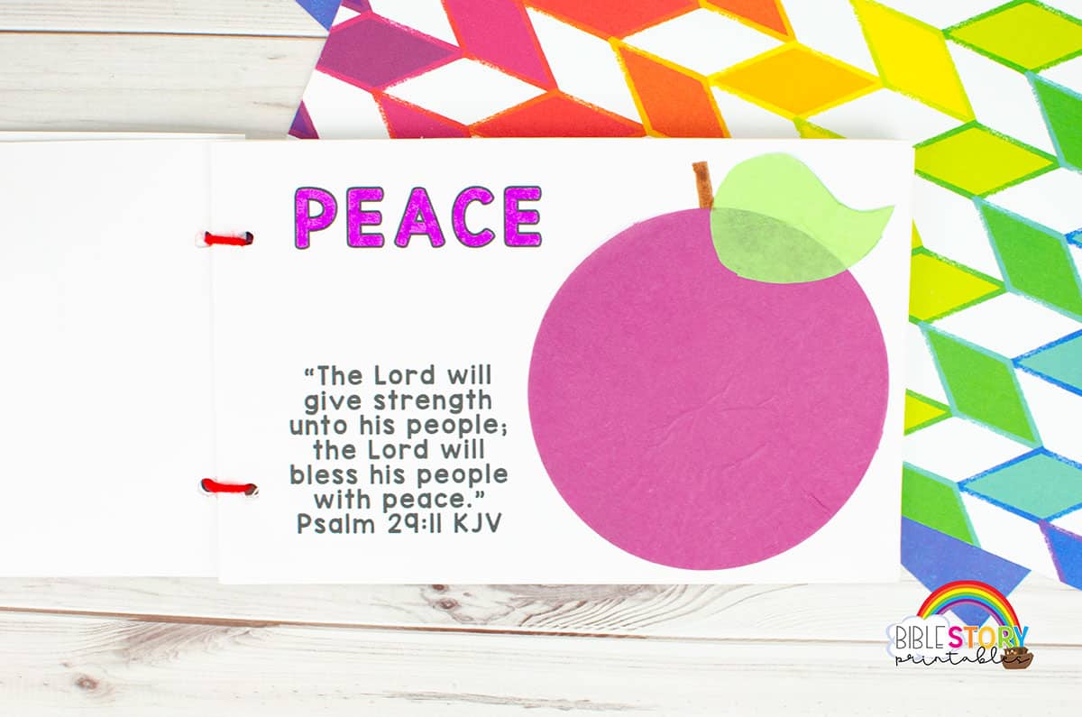 Fruit of the Spirit VBS Craft for Kids - Bible Story Printables