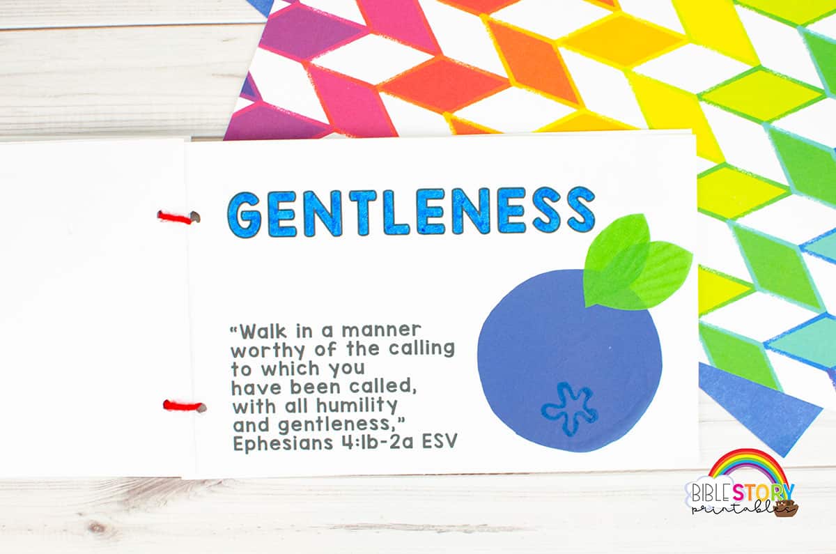 Fruit of the Spirit VBS Craft for Kids - Bible Story Printables