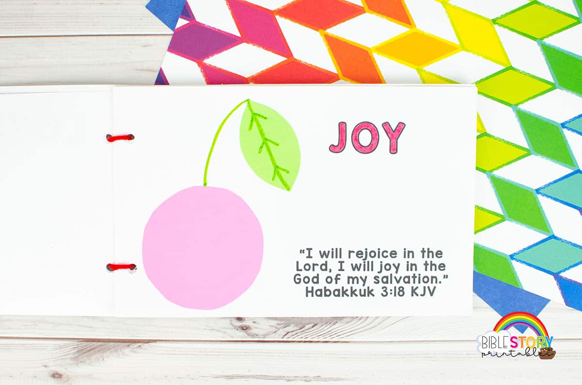 Fruit of the Spirit VBS Craft for Kids - Bible Story Printables