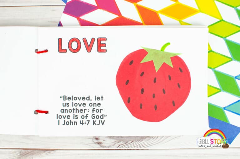 Fruit of the Spirit VBS Craft for Kids - Bible Story Printables