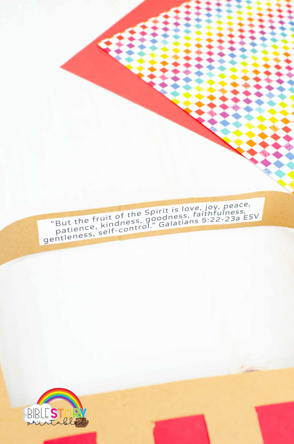 Fruit of the Spirit Basket Craft for Kids - Bible Story Printables