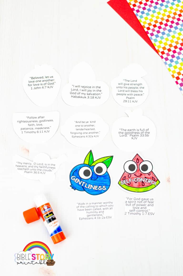 Fruit of the Spirit Archives - Bible Story Printables