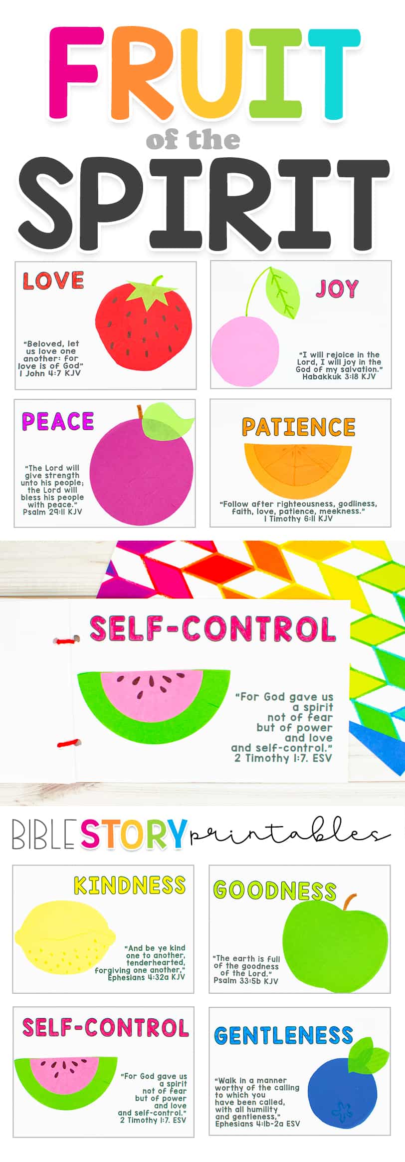 FruitsoftheSpriit - Bible Story Printables