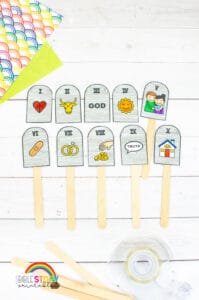 Ten Commandments Crafts - Bible Story Printables