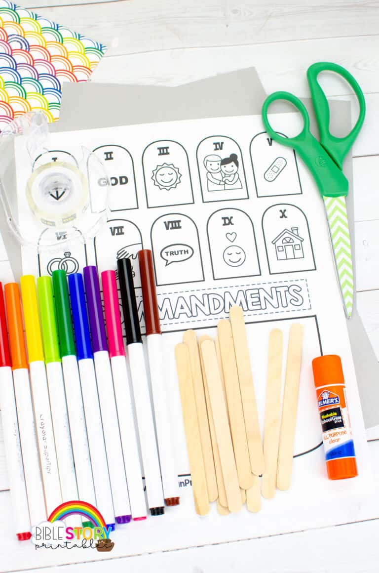 Ten Commandments Archives - Bible Story Printables