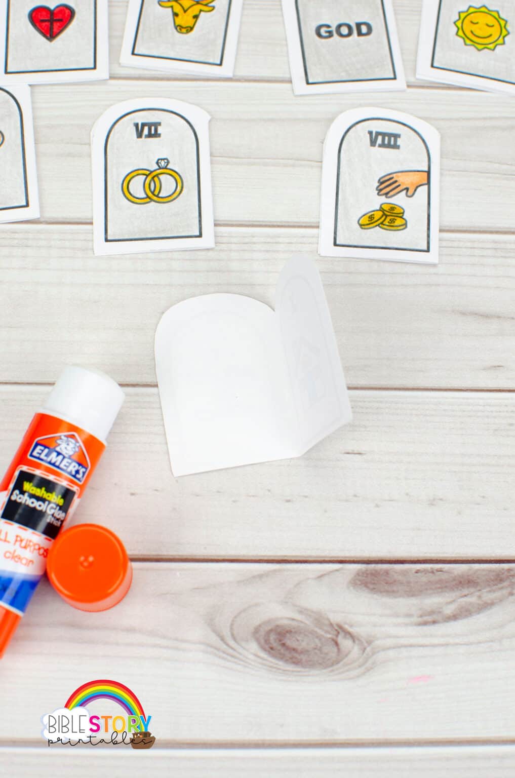 10 Commandments Craft - Bible Story Printables