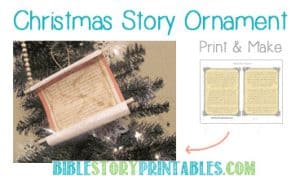 Christmas Bible Printables - Bible Story Printables