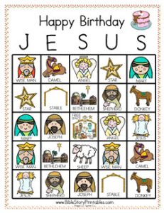 Christmas Bible Printables - Bible Story Printables