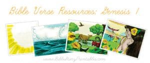 Creation Bible Printables - Bible Story Printables