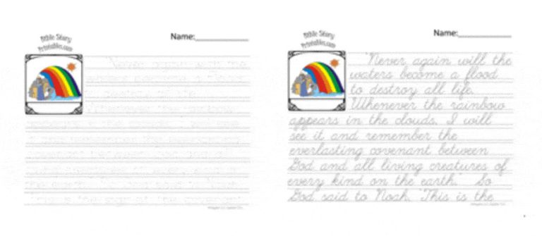 Bible Printables Archives - Bible Story Printables