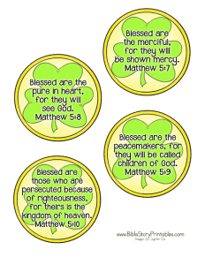 St. Patrick's Day Bible Verse Cards - Bible Story Printables